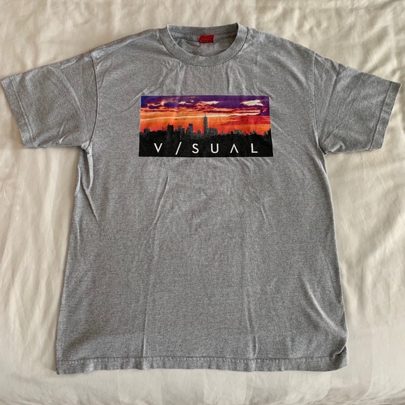 Visual | Shirts | Mens Visual Grey Tshirt | Poshmark